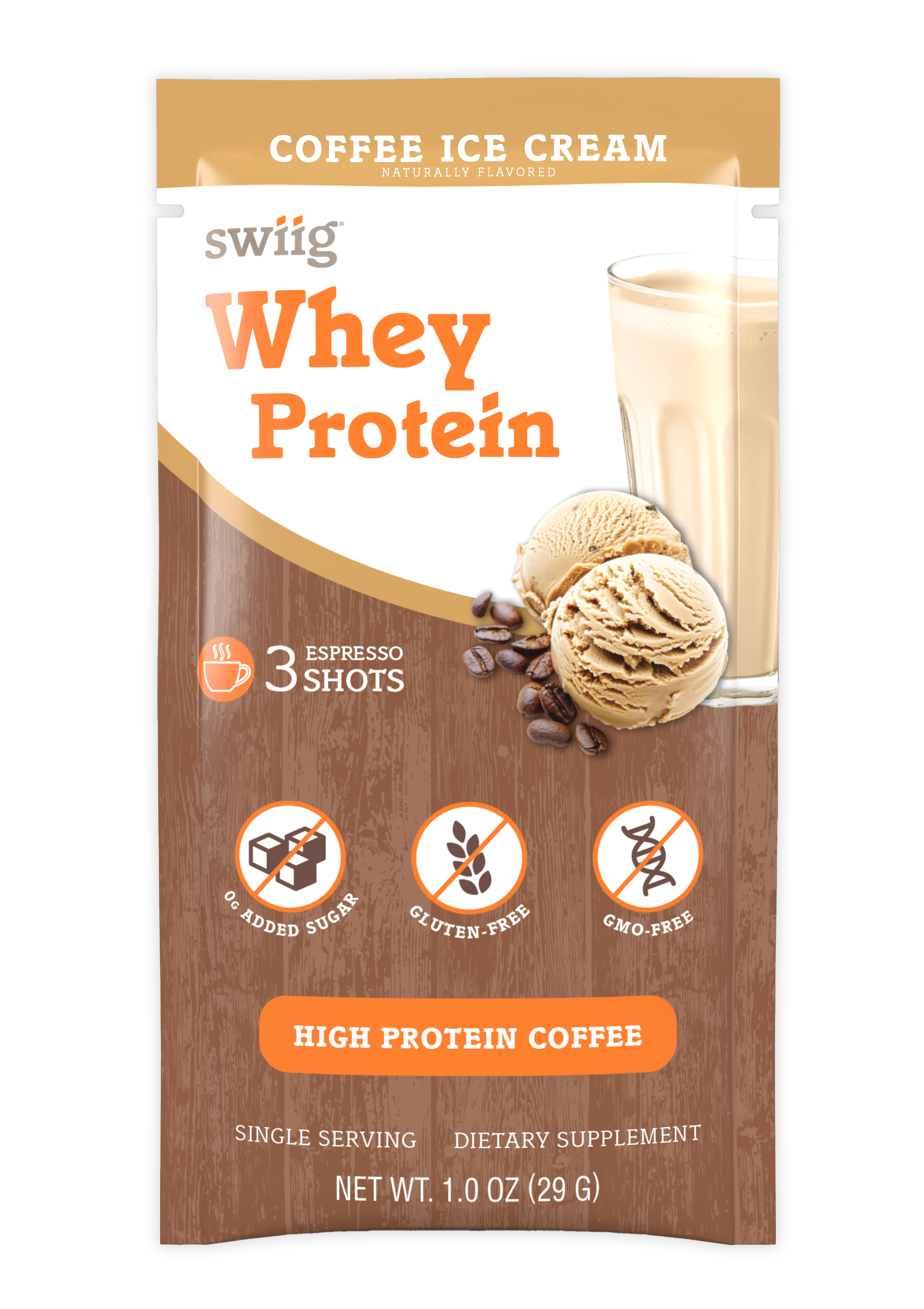 swiig Single Serve Coffee Ice Cream 10pk