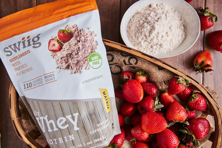 Strawberry Daily Whey Protein Matrix | swiig