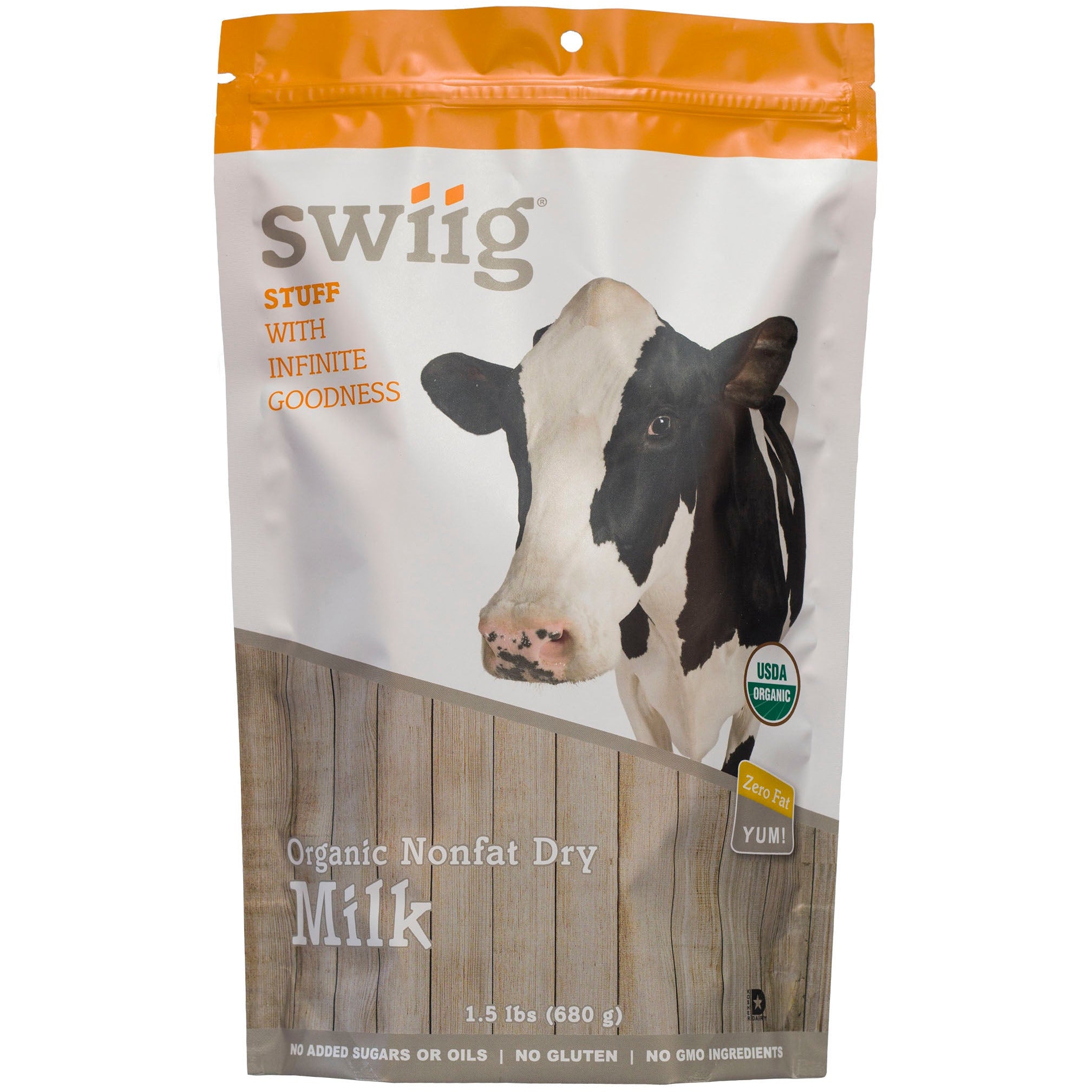 Organic Nonfat Dry Milk | Powdered Milk | swiig